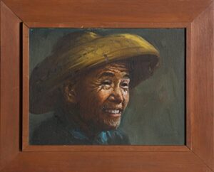 asian man in hat