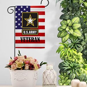 US Army American US Flag Home Decor Armed Forces Rangers Official Licensed United State Military Banner Wall Hanging Veteran Gifts Retire Yard Tapestry Decorative Cemetery Garden Rememberance Made in USA