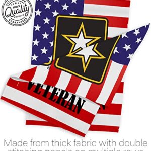 US Army American US Flag Home Decor Armed Forces Rangers Official Licensed United State Military Banner Wall Hanging Veteran Gifts Retire Yard Tapestry Decorative Cemetery Garden Rememberance Made in USA