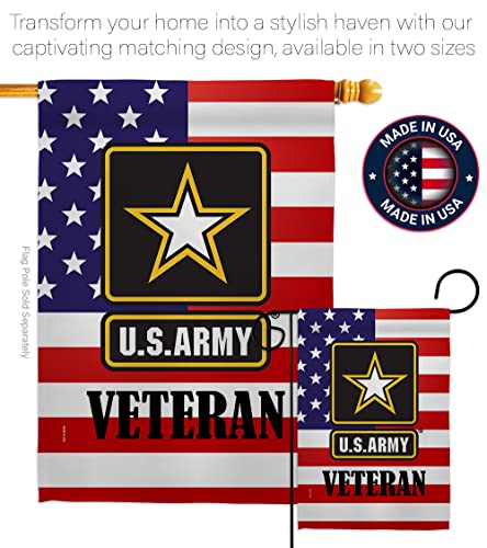 US Army American US Flag Home Decor Armed Forces Rangers Official Licensed United State Military Banner Wall Hanging Veteran Gifts Retire Yard Tapestry Decorative Cemetery Garden Rememberance Made in USA