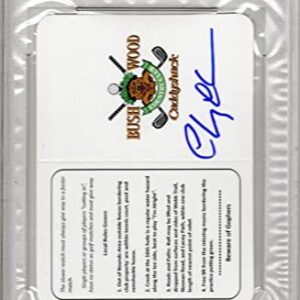 Chevy Chase Autographed Signed Caddyshack Scorecard with PSA/DNA Gade 10 and Authentication