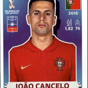 2022 Panini World Cup Qatar Sticker #POR5 Joao Cancelo Group H Portugal Mini Sticker Trading Card