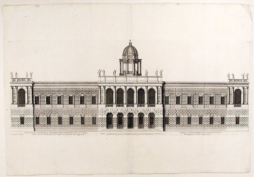 [Baron Halifax' Residence] This New Design of my Invention is most humbly Inscribed to the Rt. Honble. the Earl of Halifax.