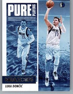 2021-22 panini hoops pure players #9 luka doncic dallas mavericks nba basketball trading card