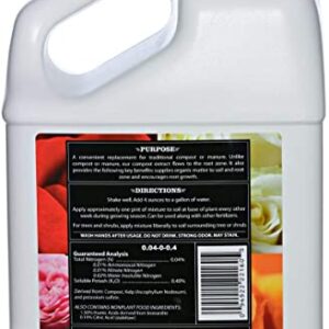 Great Big Roses - Compost Extract; 1 Gallon Concentrate (Makes 32 Gallons)