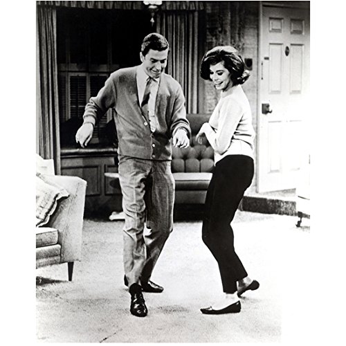 Mary Tyler Moore 8 Inch x 10 Inch Photograph The Mary Tyler Moore Show The Dick Van Dyke Show Ordinary People on Set Dancing w/Dick Van Dyke kn