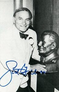 sid gillman football hof autographed signed card 3.5″ x 5.5″ jsa coa