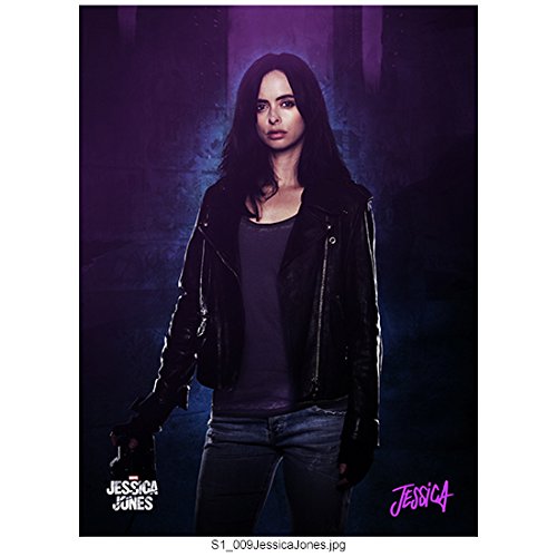 Krysten Ritter 8 Inch x 10 Inch Photo Jessica Jones (TV Series 2015 - ) "Jessica" Title Poster kn