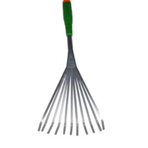 Hand Rake Garden Tool - Small Flower Bed Rake I Garden Hand Rake Perfect Size I Hand Rakes for Picking up Leaves I Comfortable Rake with Hands Gloves I Strong Hand Rakes I The Rake Hands for Gardening