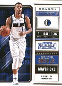 2018-19 panini contenders draft picks season ticket #12 dennis smith jr. dallas mavericks basketball card