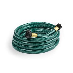 orgrimmar 1/2″ outdoor garden hose for lawns, boat hose, flexible and durable, no leaking, solid pvc fitting for household (15ft, green)