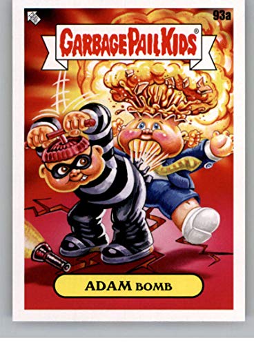 2020 Topps Garbage Pail Kids Series 2 35th Anniversary NonSport Trading Card #93A ADAM BOMB Official GPK Sticker Trading Card From The Topps Company highlighting Fan Favorite Characters throughout the years in Raw (NM or Better) Condition