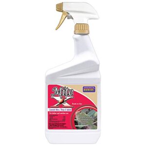 bonide mite-x insecticide and miticide, 32 oz ready-to-use spray botanical extracts control mites, thrips and aphids in garden