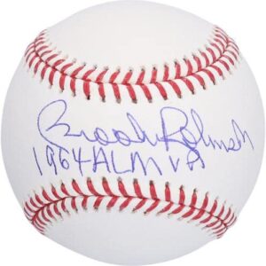 Brooks Robinson Baltimore Orioles Autographed Baseball with "1964 AL MVP" Inscription - Autographed Baseballs