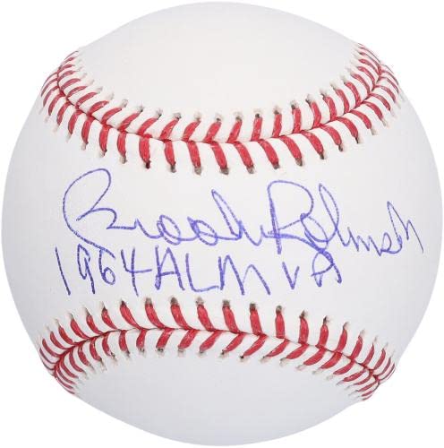 Brooks Robinson Baltimore Orioles Autographed Baseball with "1964 AL MVP" Inscription - Autographed Baseballs