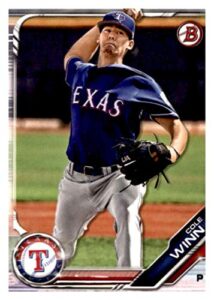 2019 bowman prospects #bp-75 cole winn rangers mlb baseball card nm-mt