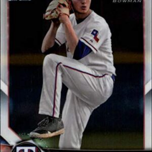 2018 Bowman Draft Chrome Baseball #BDC-159 Owen White Texas Rangers Official MLB Trading Card produced by Topps Company