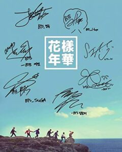 bts bangtan boys reprint signed 11×14 poster photo jung kook jhope jung hoseok love yourself tea rp