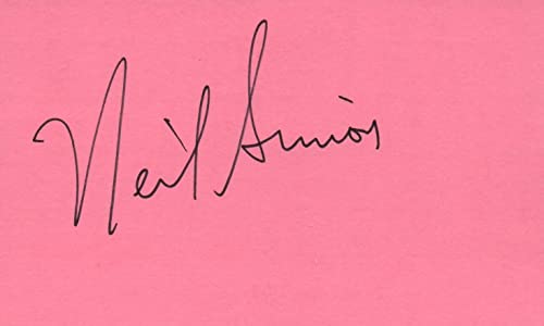 Neil Simon Playwright Screenwriter 1976 Autographed Signed Index Card JSA COA