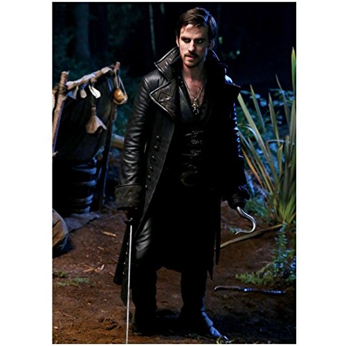 Once Upon a Time Colin O'Donoghue as Captain Hook Holding Sword in Peter Pan's Camp 8 x 10 Photo