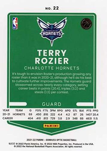 2021-22 Donruss Optic #22 Terry Rozier III Charlotte Hornets NBA Basketball Trading Card