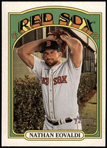 2021 topps # 205 nathan eovaldi boston red sox (baseball card) nm/mt red sox