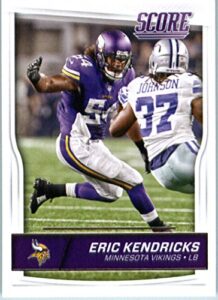 2016 score #188 eric kendricks minnesota vikings football card