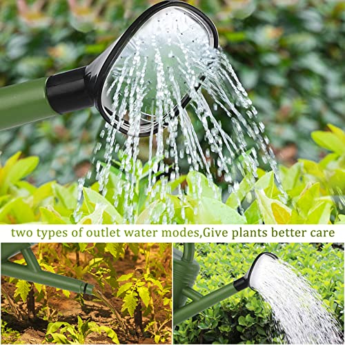 Watering Can for Indoor Plants, Garden Watering Cans for Outdoor Plant House Flower, Modern Plant Watering Can Large Long Spout with Sprinkler Head 1 Gallon