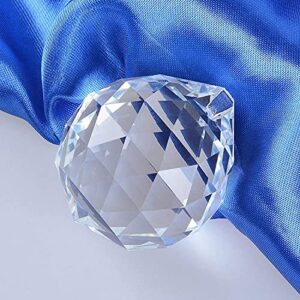 JANEMO Crystal,40mm Suncatcher Ball Prism Pendant,Use for Rooms, Balconies,Windows, Attics or Gardens