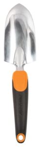 fiskars 384220-1001 ergo garden hand trowel, black