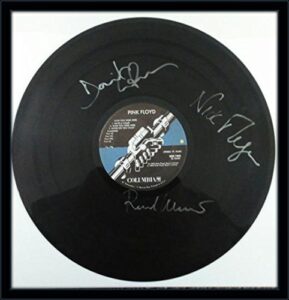 pink floyd autographed lp autograph with certificate of authenticity