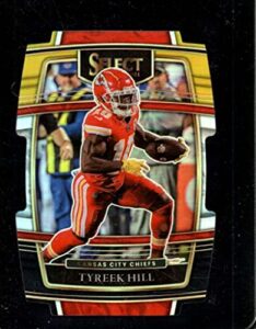 2021 panini select black and gold prizm die-cut #18 tyreek hill concourse nmmt chiefs