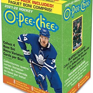 2021-22 Upper Deck O-Pee-Chee Hockey Retail Edition Factory Sealed 9 Pack Blaster Box - Unsigned Hockey Cards