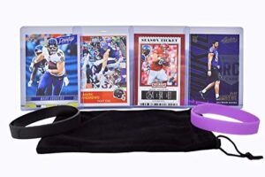 mark andrews football cards (4) assorted bundle – baltimore ravens trading card gift set