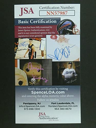 Tony LaRussa Signed Baseball Card with JSA COA