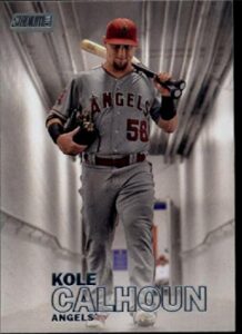 2016 topps stadium club #144 kole calhoun los angeles angels baseball card