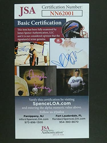 Ken Anderson Signed Football Card with JSA COA