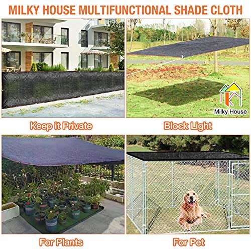 Sun Shade Cloth, 10X3.4ft Greenhouse Shade Cloth with Grommets, Garden Shade Cloth for Plants Heat Protection, Sunblock Shade Net for Balcony Privacy Screen for Outdoor Patio Deck Shade Sail Mesh Tarp