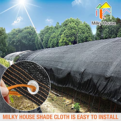 Sun Shade Cloth, 10X3.4ft Greenhouse Shade Cloth with Grommets, Garden Shade Cloth for Plants Heat Protection, Sunblock Shade Net for Balcony Privacy Screen for Outdoor Patio Deck Shade Sail Mesh Tarp