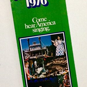 Vintage Opryland USA 1976"Come hear America singing" amusement park brochure