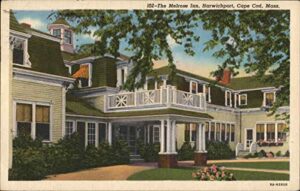 the melrose inn harwich port, massachusetts ma original antique postcard 1961