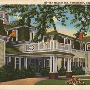 The Melrose Inn Harwich Port, Massachusetts MA Original Antique Postcard 1961