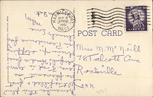 The Melrose Inn Harwich Port, Massachusetts MA Original Antique Postcard 1961