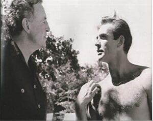 ian fleming & sean connery james bond 8×10 photo