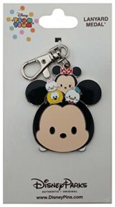 disney pin accessory – mickey mouse & friends tsum stacked – lanyard medal