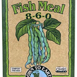 Down to Earth Organic Fish Meal Fertilizer 8-6-0, 5 lb