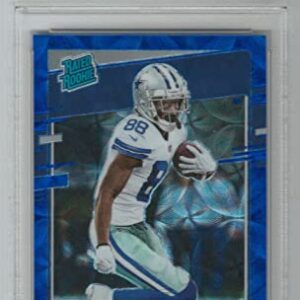 PSA Gem Mint 10 2020 Panini Donruss Optic CeeDee Lamb Blue Scope Prizm Refractor Rated Rookie Card