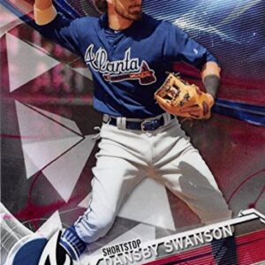 2017 Bowman's Best #61 Dansby Swanson Atlanta Braves Rookie Baseball Card