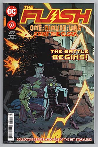 Flash One Minute War Start The Clock #1 Cvr A Roger Cruz (DC, 2023) NM