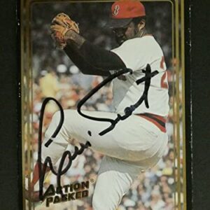 Luis Tiant Signed Baseball Card with JSA COA